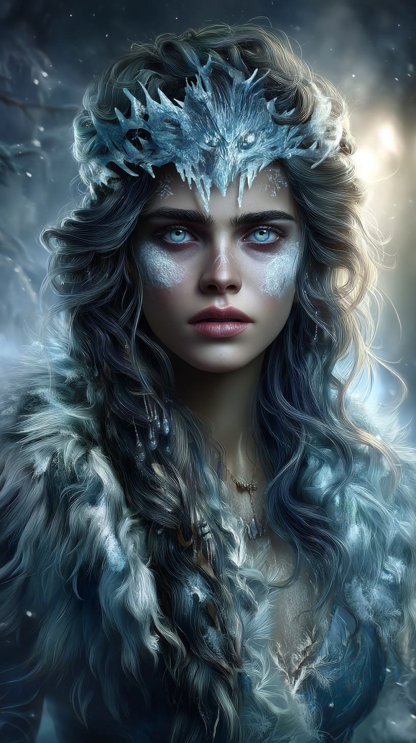 ️Mara: Mistress of Winter and the Silent Depths – Fog & Fern Myth ...